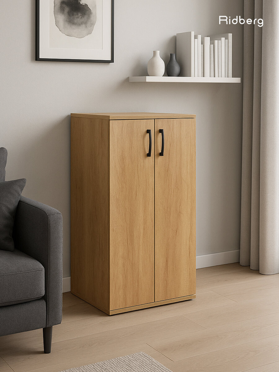 Шкаф с полками RIDBERG OSAKA (Oak)