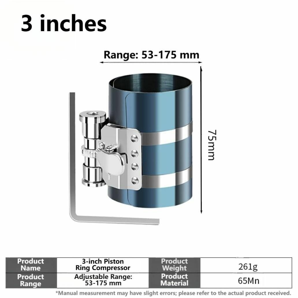 Регулируемый компрессор поршневых колец 3 4 6 дюймов