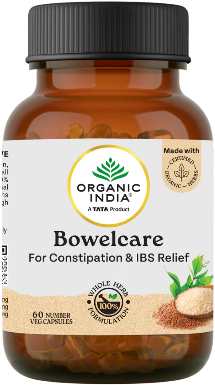 Боуелкер Органик Индия (Bowelcare Organic India) Для кишечника, от запоров 60 капс.