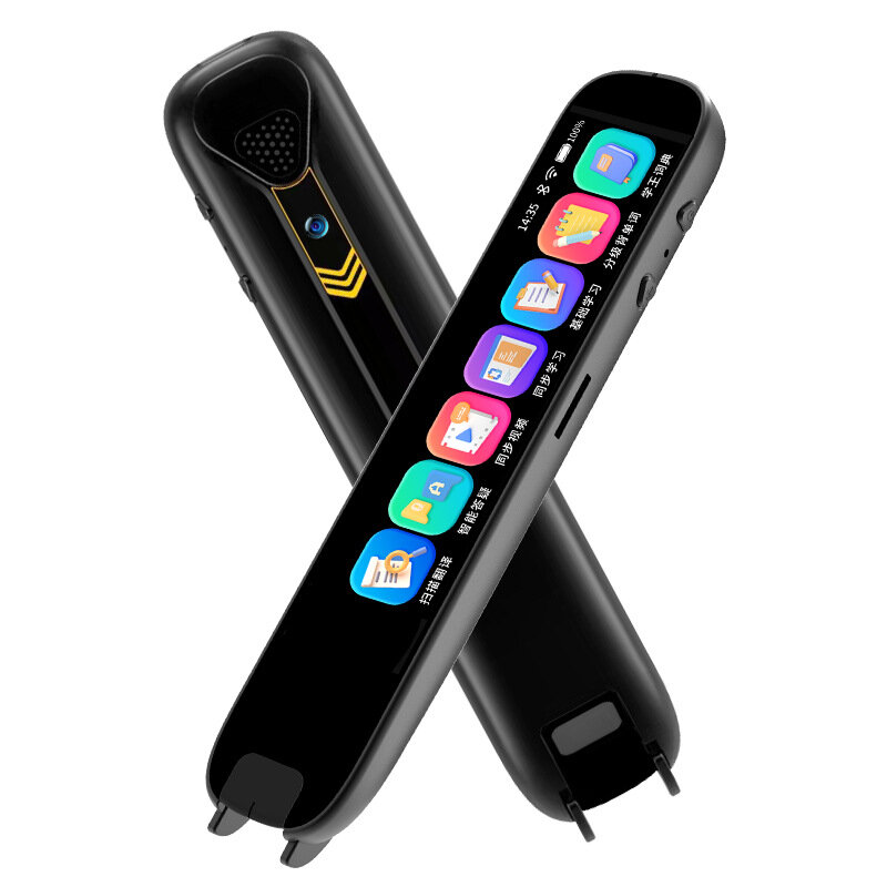 Словарная ручка с большим экраном, камерой, функцией фотосъемки, решением задач, переводом, ручкой для чтения, интеллектуальным устройством для раннего обучения с ИИ, новая электронная словарная ручка.