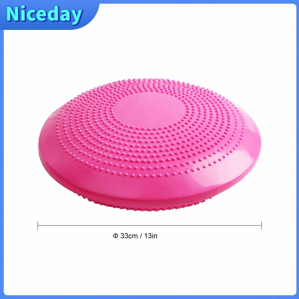 Йога баланс диск 33 см, надувная подушка, ручной насос в комплекте