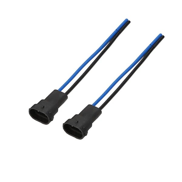 H11 разъем для лампы, разъем «папа-мама» с кабелем для Toyota Honda Nissan Mazda, 2PCS Male Plug