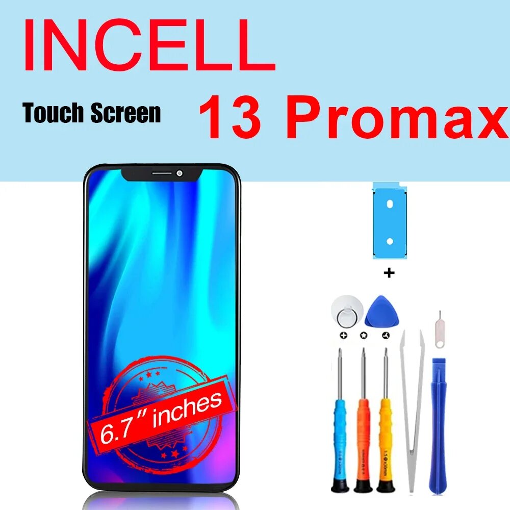 PINZHENG Высококачественный экран INCELL LCD OLED для iPhone 14 Pro 15 Plus 13 INCELL For i13ProMax