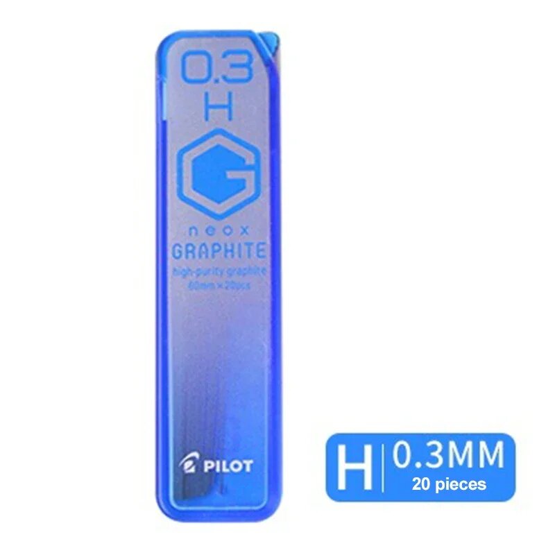 PILOT Механический грифель 0.3/0.5/0.7/0.9 мм HB 2B Синий, 0.3mm H