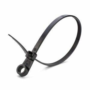 Хомут 5 х220мм нейлон с монтаж. отверст (100шт) черный Fortisflex 80534