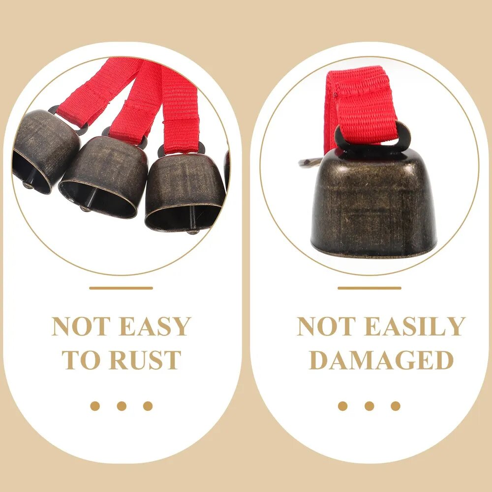 Звонки для крупного рогатого скота, одноразовые автомобильные аксессуары, для альпинизма, предупреждение о потерянной корове, винтажные звонки для домашних животных