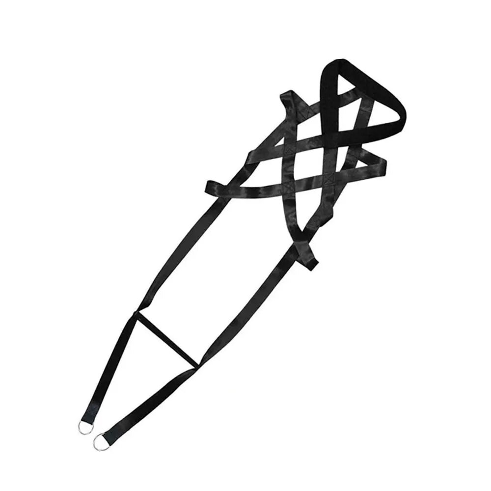 Упряжка для саней для тренировок собак, прочный нейлон, черная, для буксировки саней и веса