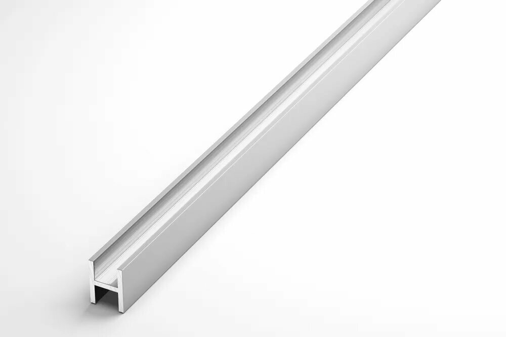 Двутавр алюминиевый (Профиль Н-образный) 12х9,1х1,3 мм, длина 2,0 м, лука, Дт 01.2000.501л анод серебро матовое