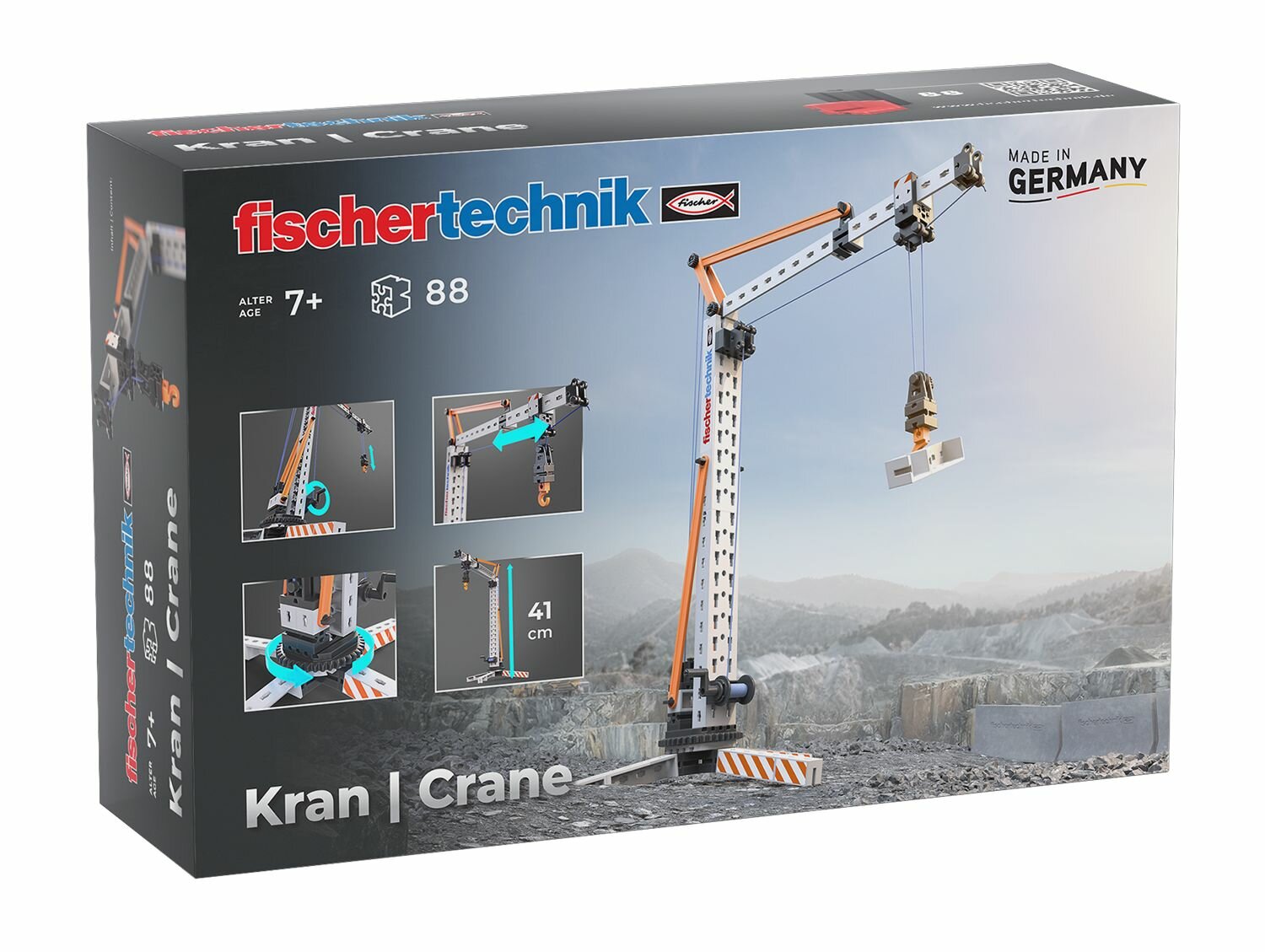 Конструктор фишертехник fischertechnik Подъёмный кран