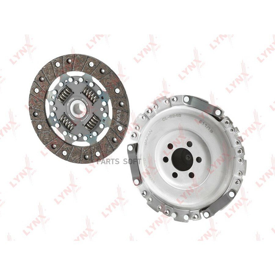 Сцепление комплект AUDI A3 1.6 96-03, SKODA Octavia I 1.6 97-10, VW Bora 1.6 98-05 / Caddy II 1.9D 95> / Golf III-IV 1.6-2.0 91> / Polo 1.6-2.0 95-01 / Vento (210 mm) от официального дистрибьютора, LYNXAUTO, артикул CL1212