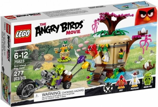 Lego 75823 Angry Birds Кража яиц с птичьего острова
