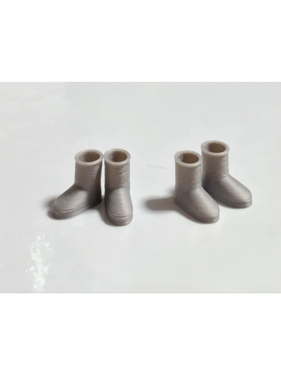 Набор миниатюр "Валенки" - 2 пары для ватной игрушки