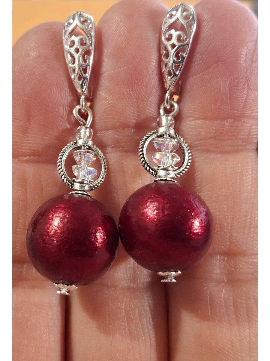 Серьги, металл