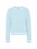 Свитер MSGM Cable-knit crew-neck sweater, размер 8 лет, синий