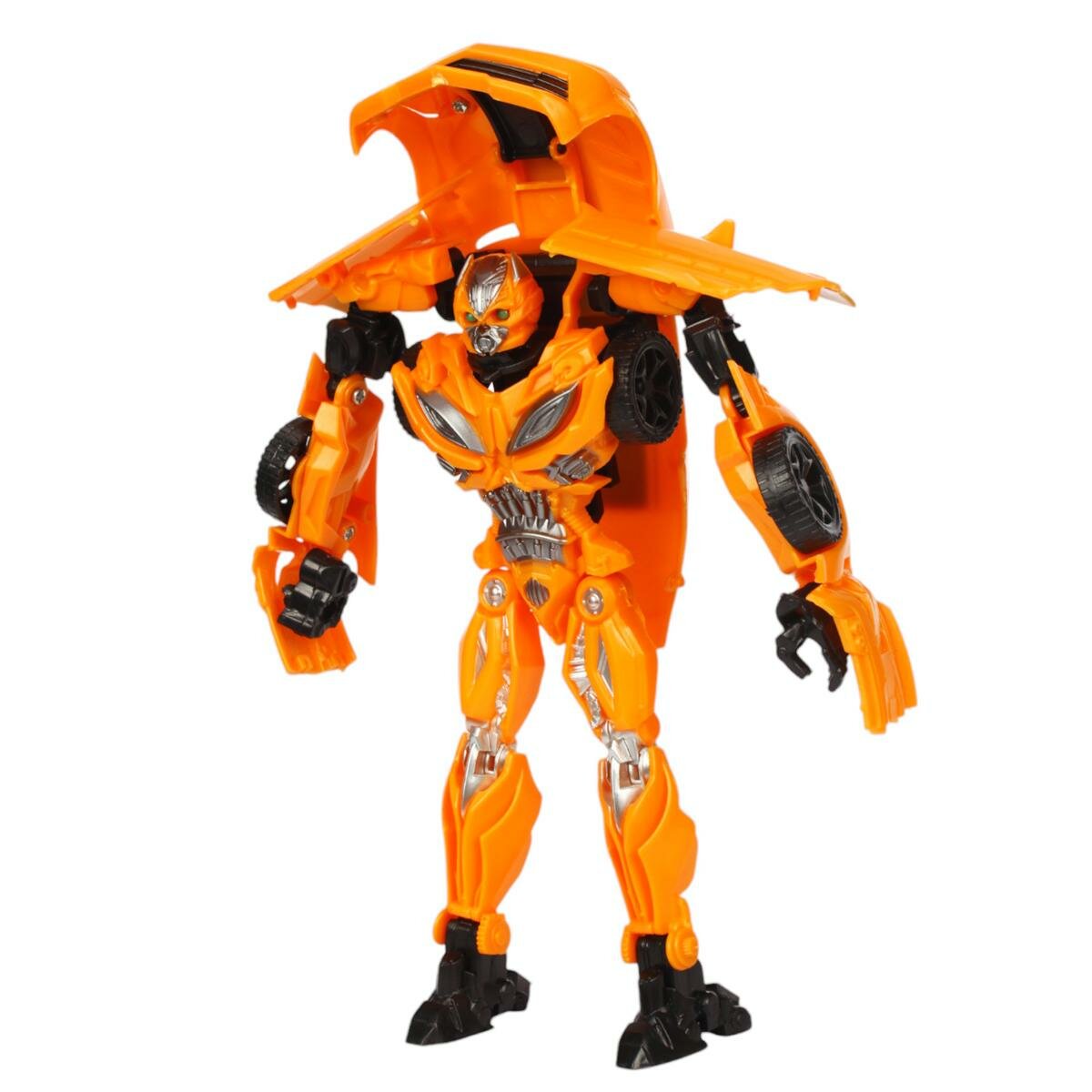 Робот-трансформер «Turbo Changer Bumblebee» с 25+ звуками, оранжево-жёлтый, 24 см, пластик