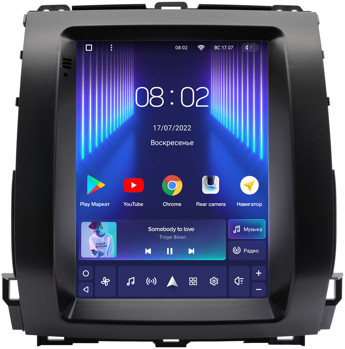 Штатная магнитола Lexus GX 470 2002-2009 (авто с монитором) Teyes TPRO 2 DS (Tesla) 9.7" 4/64 RM-1312-132 Android 10 (4G-SIM, DSP, QLed)