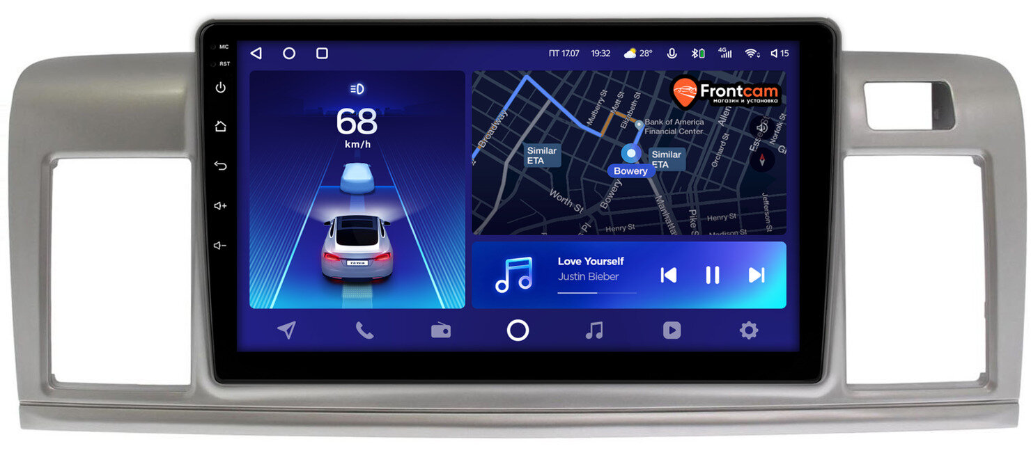 Штатная магнитола Teyes CC2 PLUS 6/128 9" RM-9-1333 Toyota Raum 2 2003-2011 Android 10 (4G-SIM, DSP, QLed)