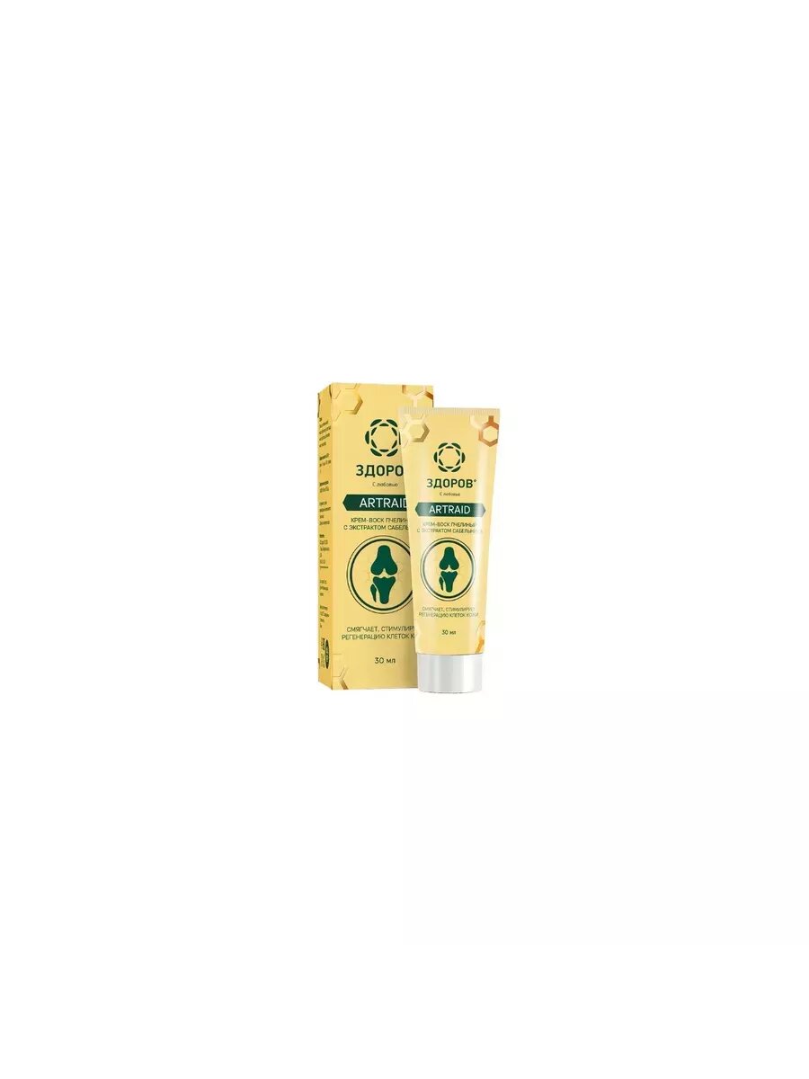 Здоров Крем-Воск Пчелиный С Экстрактом Сабельника 30 Мл