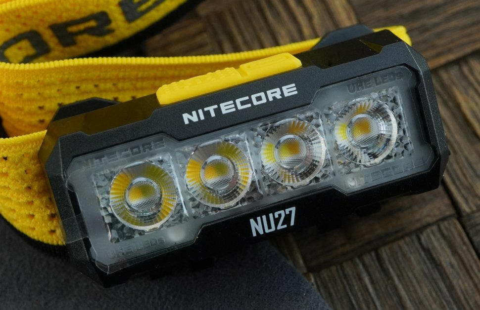 Мощный налобный фонарь Nitecore NU27 Black UHE