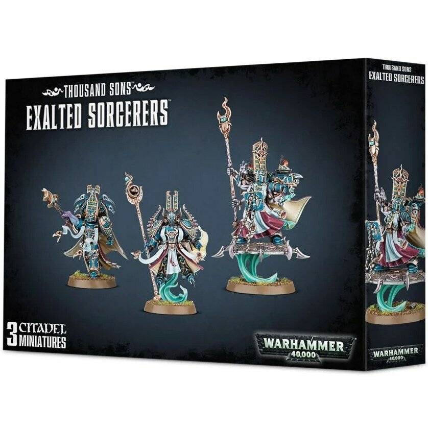 Набор миниатюр Thousand Sons Exalted Sorcerers Warhammer 40000