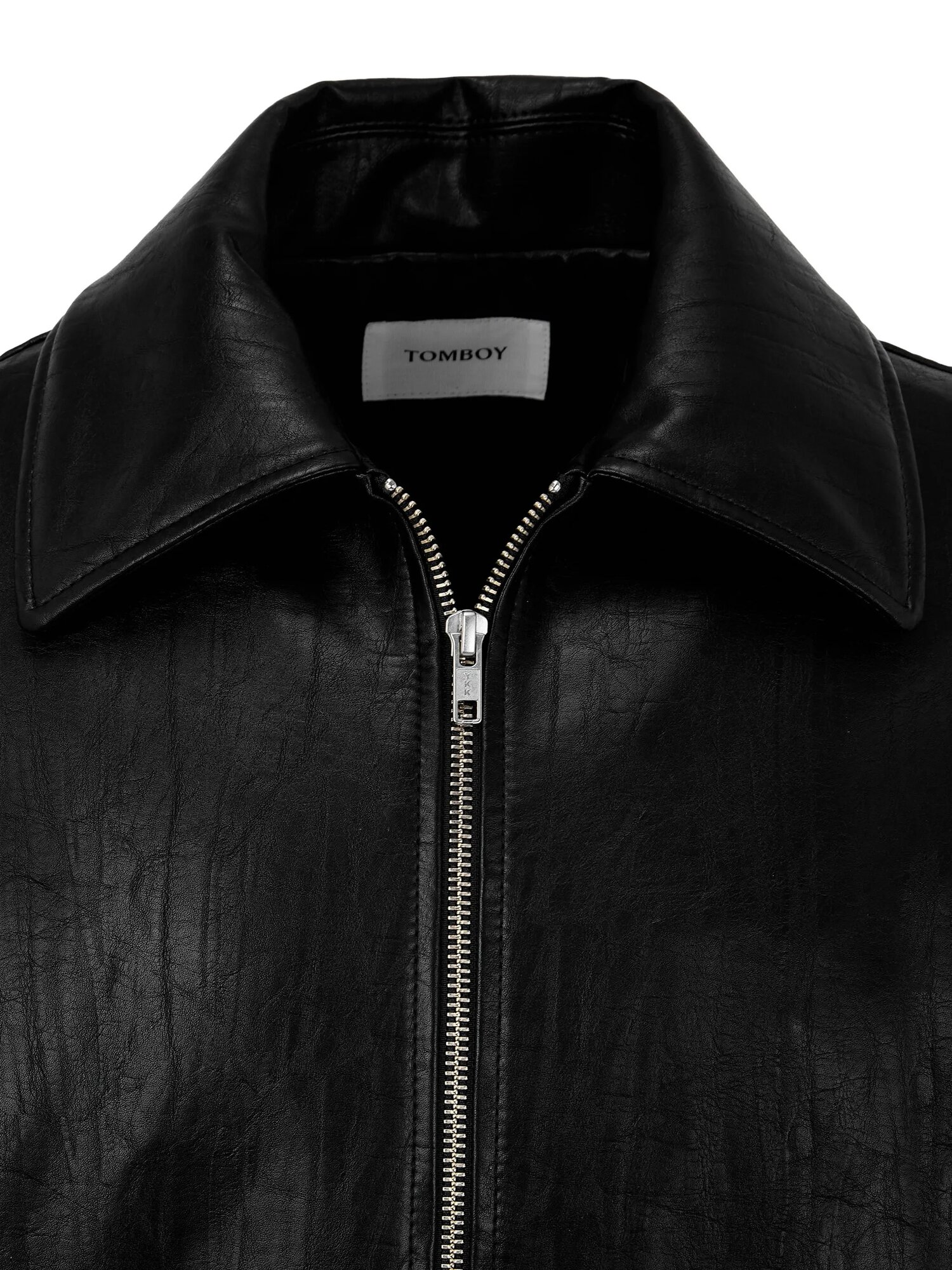 Куртка STUDIO TOMBOY Collared bomber jacket, размер L, black/black — фото 1