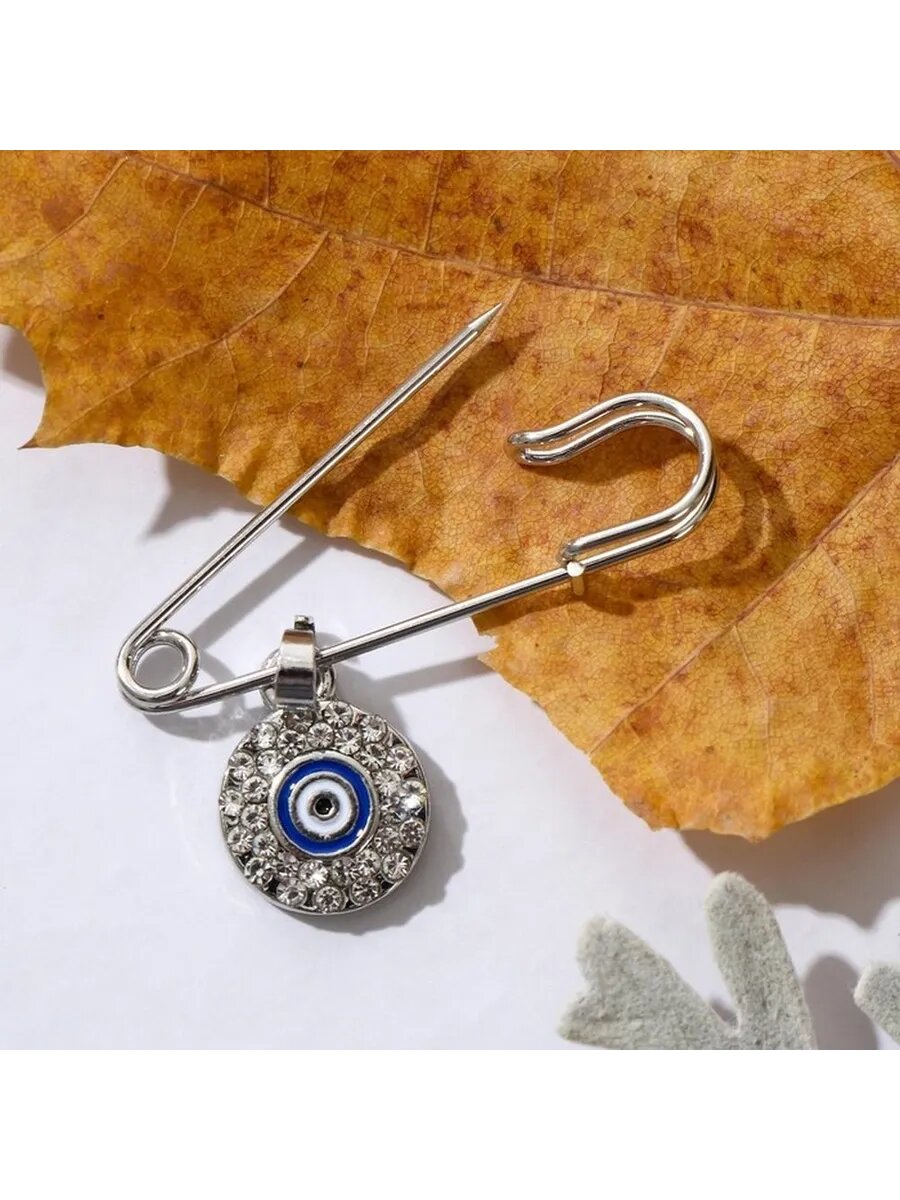 Брошь, эмаль, стразы