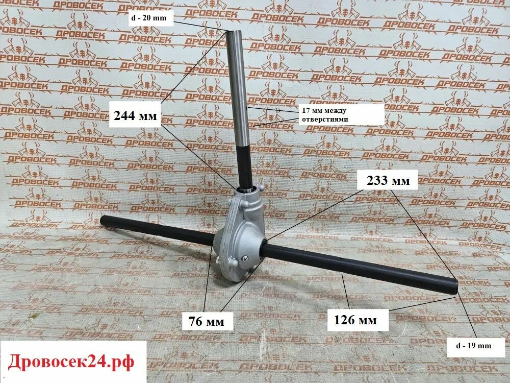 Редуктор для снегоуборщика в сборе Denzel SB 560, SB 560 LP / 05.02.196.075-1