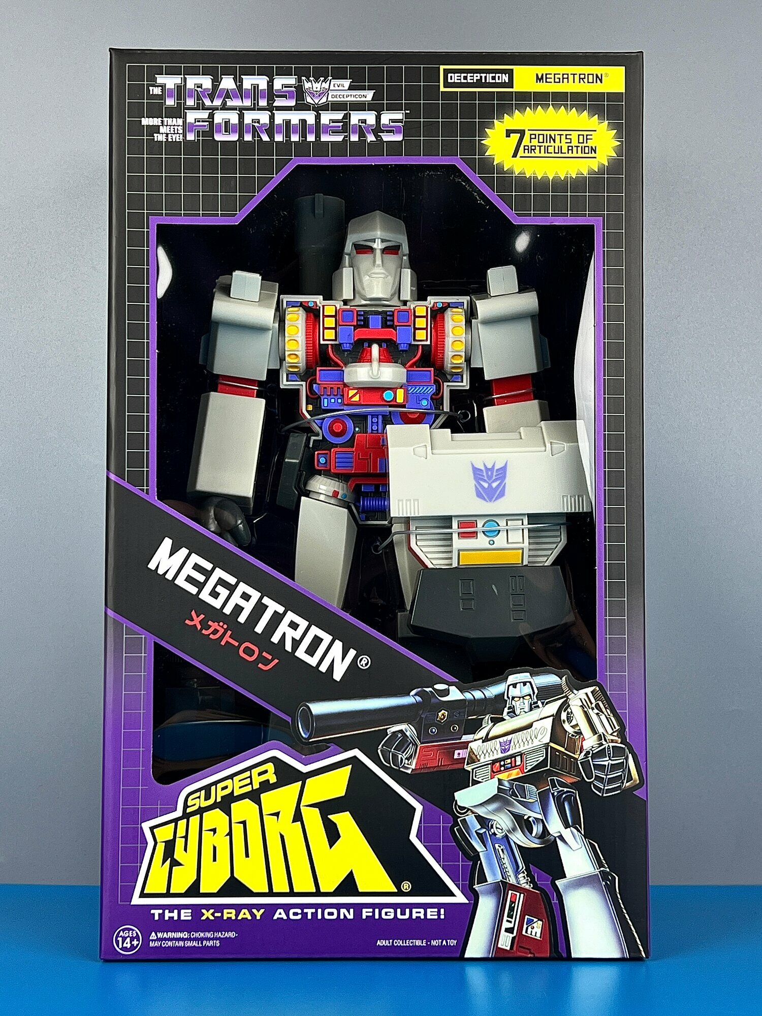 Фигурка Megatron, Decepticon, Transformers, Super Cyborg G1 / Super7, The X-Ray / Мегатрон, Десептикон, Трансформеры
