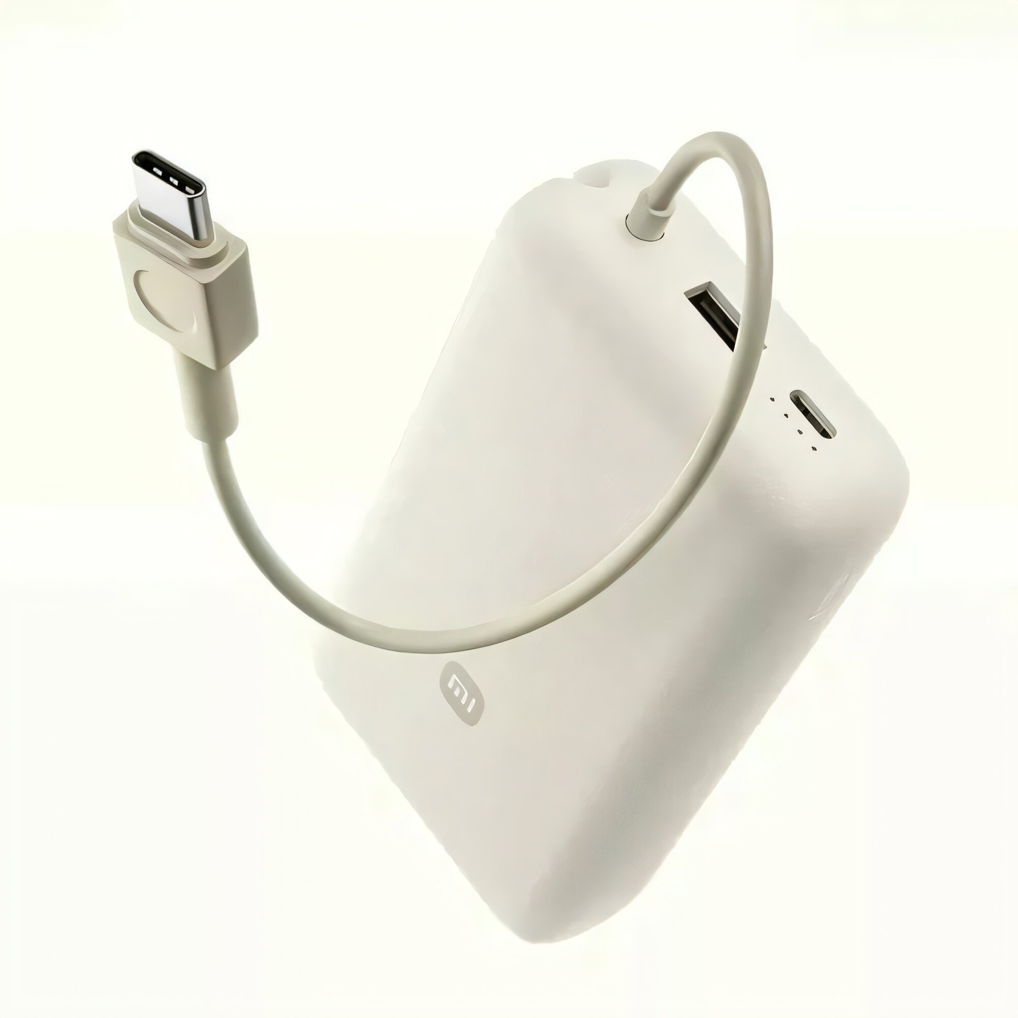 Портативный аккумулятор Xiaomi Mi Power Bank PB2030MI 20000 mAh Beige CN With Cable USB-C