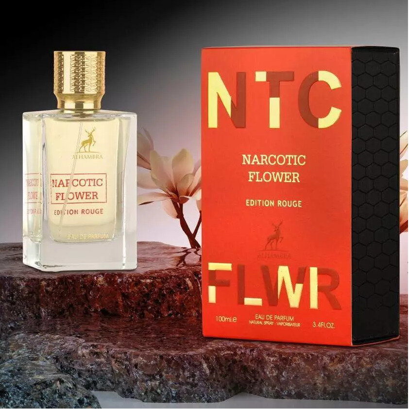 Парфюмерная вода для женщин Alhambra Narcotic Flower Edition Rouge 100 мл / Духи Альхамбра Наркотик Флавер