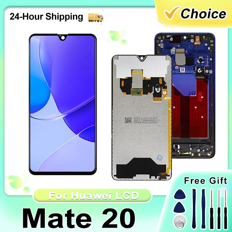 Выбор 6,53 "для Huawei Mate 20, ЖК-дисплей, сенсорный экран для Mate 20, HMA-L09 HMA-L29, запасные части для ЖК-дигитайзера