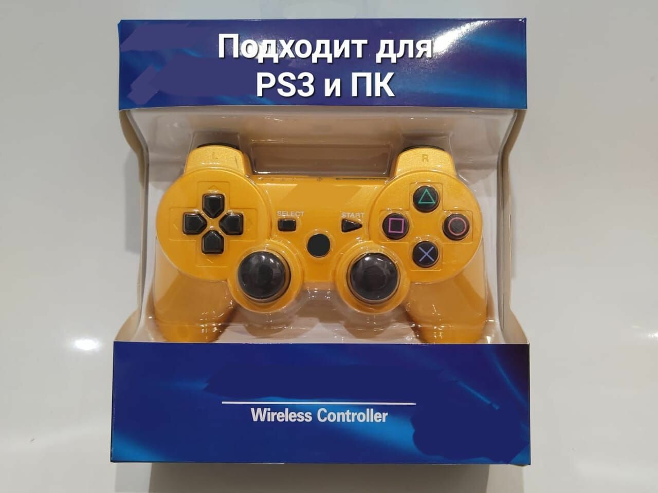 Геймпад для PS 3, беспроводной, золотой