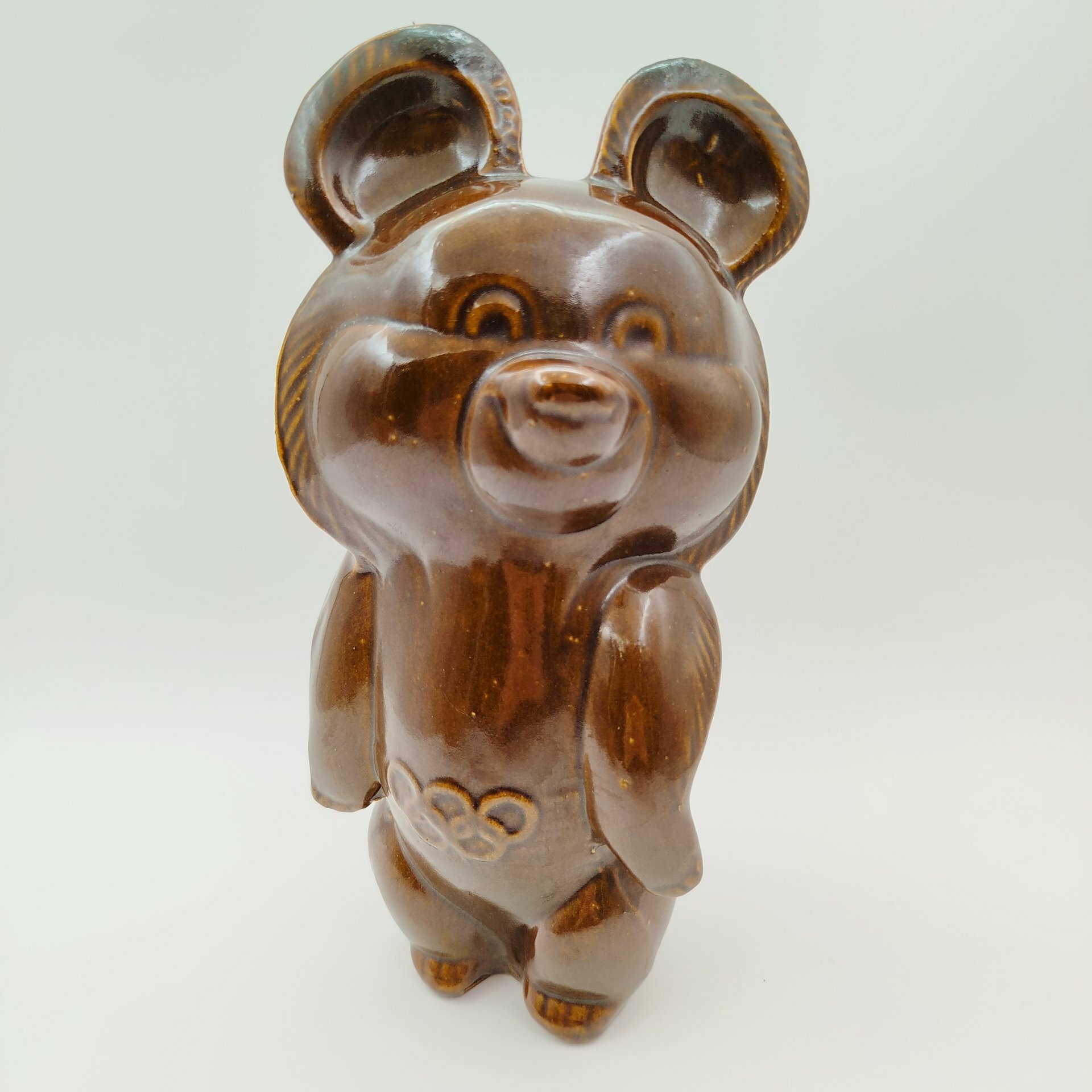 Статуэтка "Олимпийский мишка" (большой), автор модели Чижиков В. А, фарфор