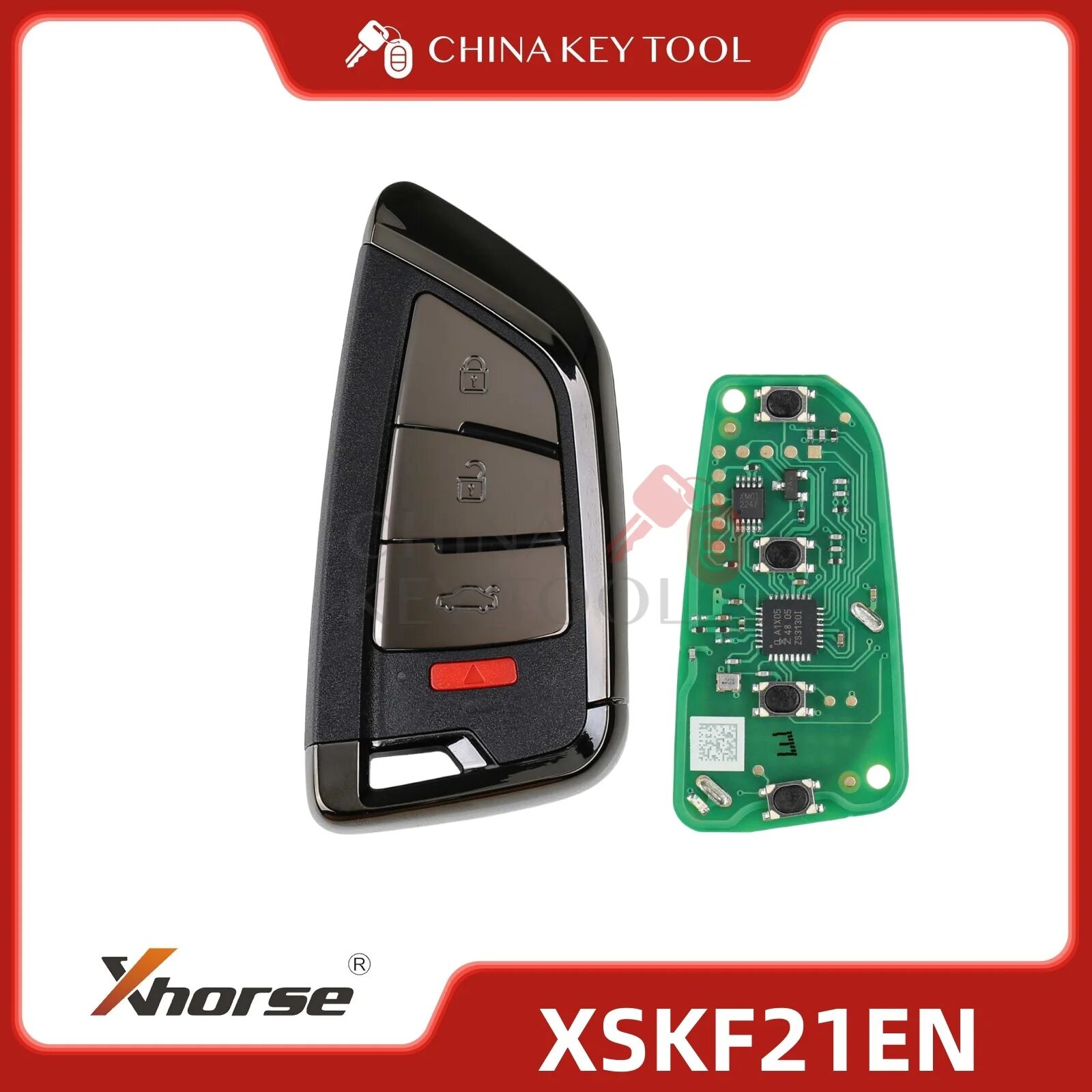 1PCS Xhorse Universal Smart Remote Key Knife Style 4 Buttons XSKF21EN