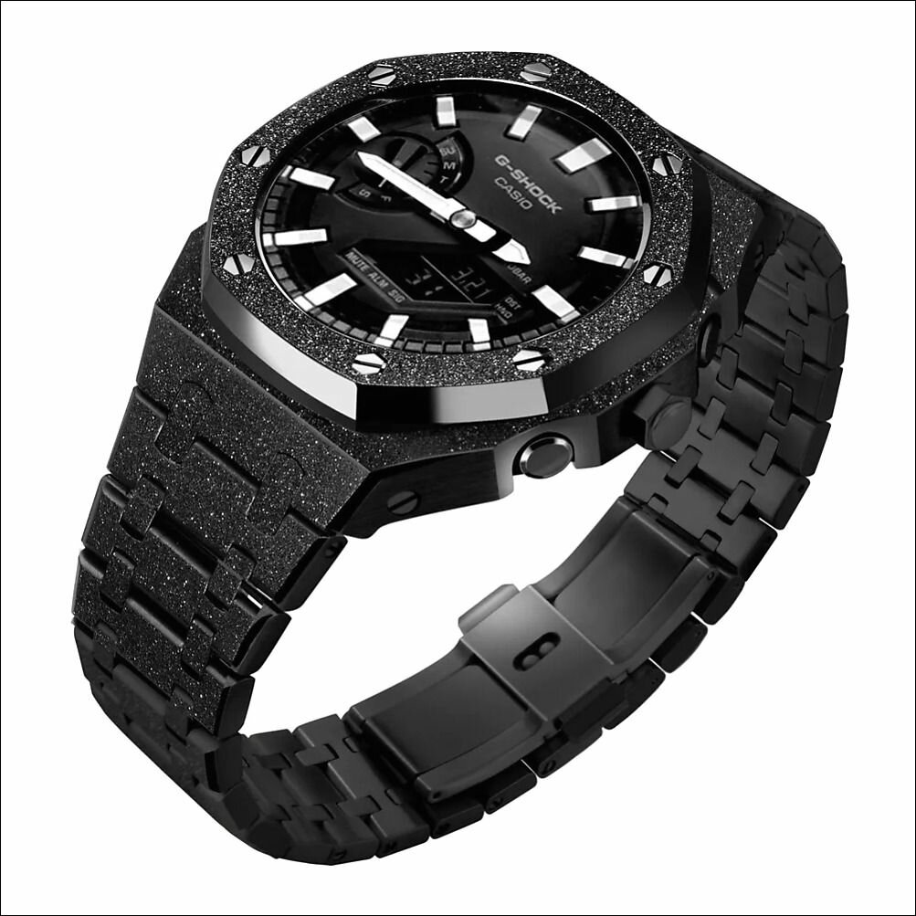 Gen4 Комплект модификации для Casio GA2100 GAB2100, металлический браслет + рамка ободка корпуса для GA2110 из нержавеющей стали