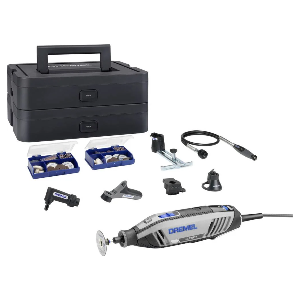 Гравер Dremel 4250-6/128 в черном кейсе