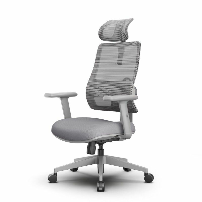 Эргономичное компьютерное кресло FoxGear NETZ One, DGGY, серый (FG-NETZ-ONE-DGGY)