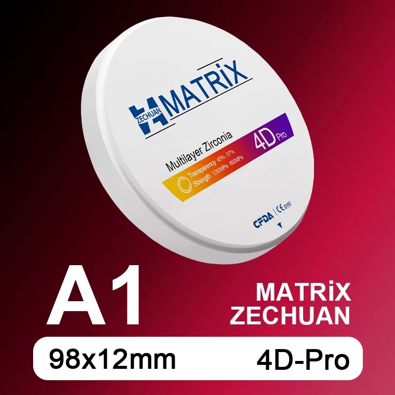 Циркониевый диск ZECHUAN MATRiX 4D-Pro A1 98x12mm
