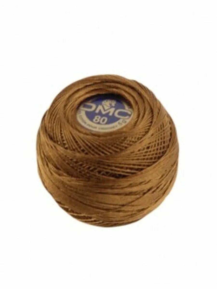 Нити DMC Dentelles для вязания кружева, 100% хлопок, 5 гр. (1 шт, 90 м.), цвет: 433