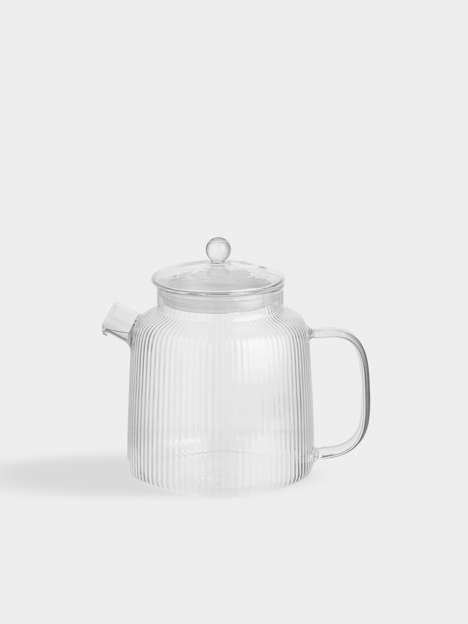 Чайник заварочный, 1,8 л, стекло Б/сталь, Ribby, Kuchenland