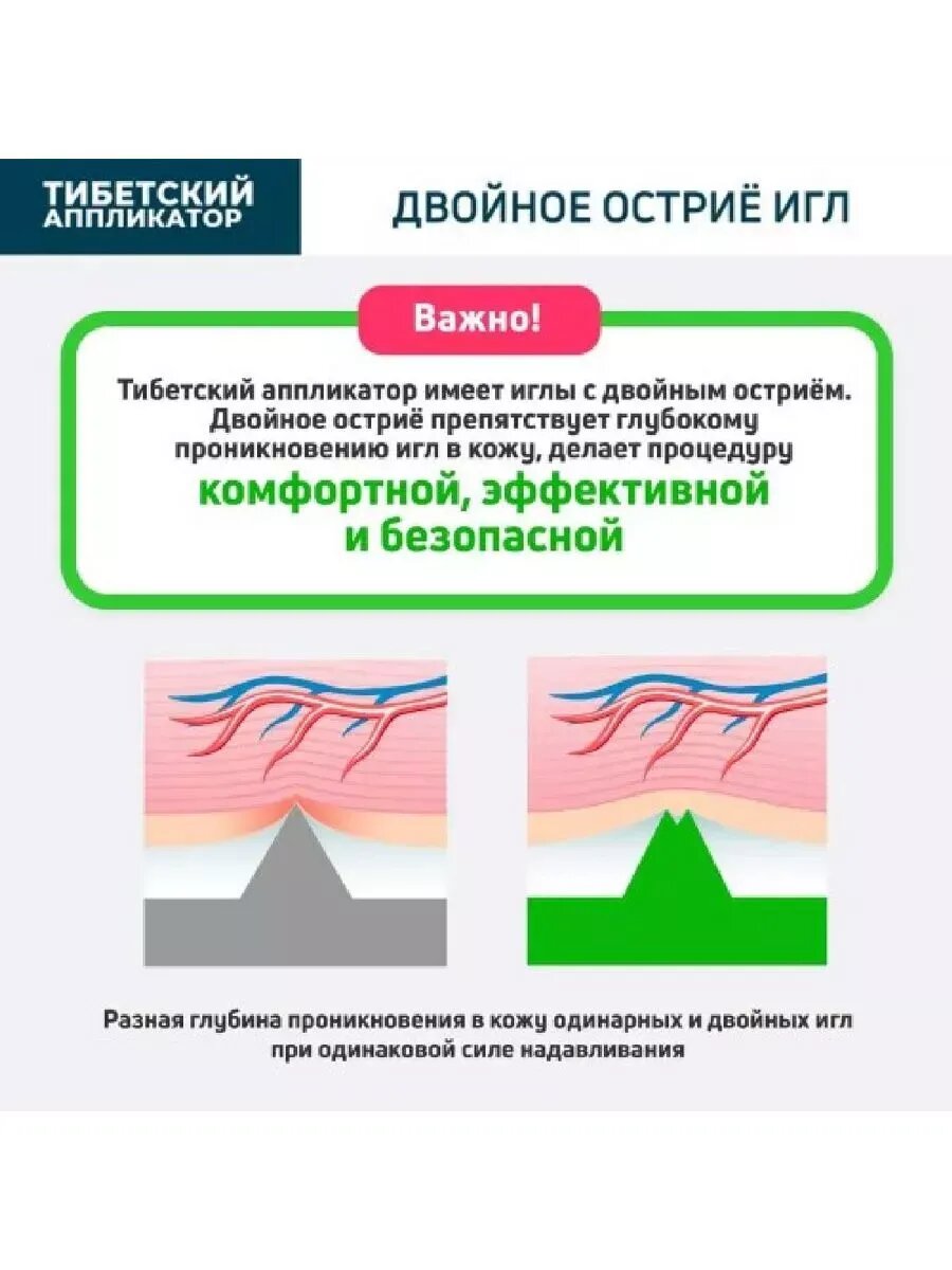 Аппликатор массажер медицинский тибетский магнитный на-1шт.
