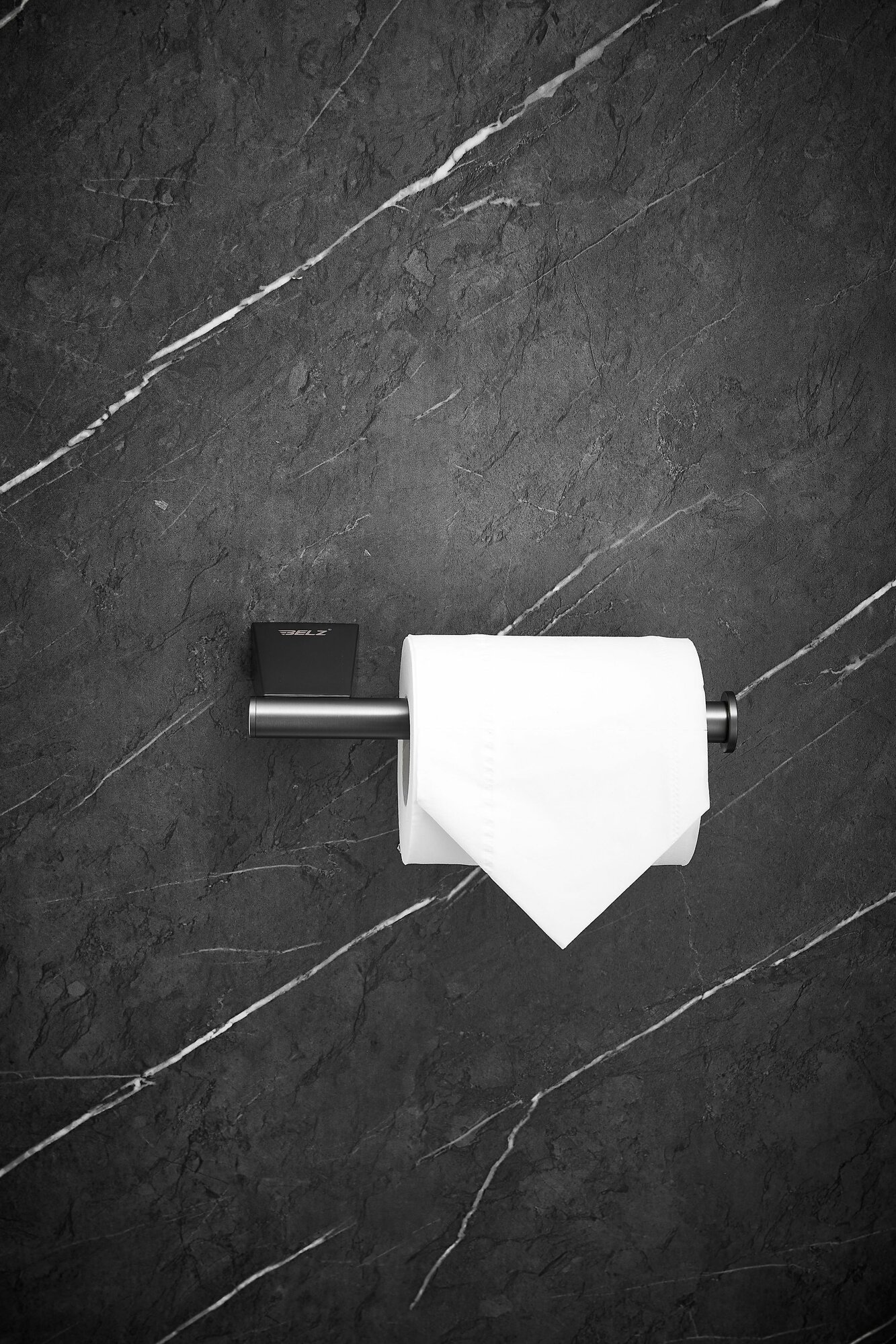 Держатель для туалетной бумаги из нержавеющей стали серый BELZ B91203-2