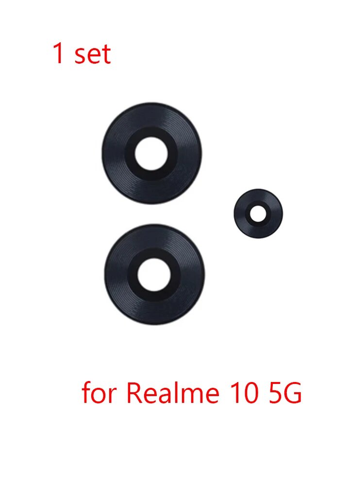 1 компл, новинка, задняя камера, стеклянный объектив, замена для Realme 10 4G 5G с клейкой наклейкой RMX3630 RMX3663