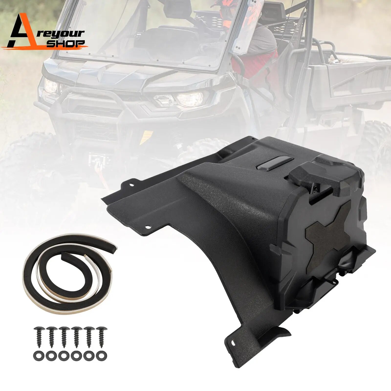 Ящик для хранения и крепление для планшета для Can-Am Defender Hd5 Hd8 Hd10 Max 2016-2024 2023
