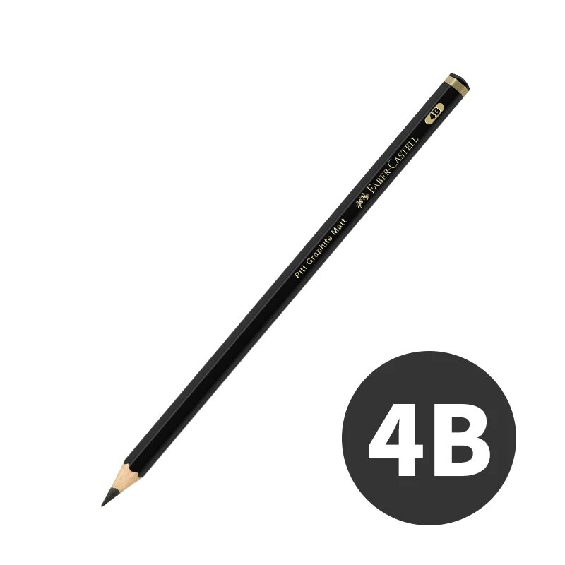 Faber-Castell матовые графитовые карандаши для рисования 4B-1pcs