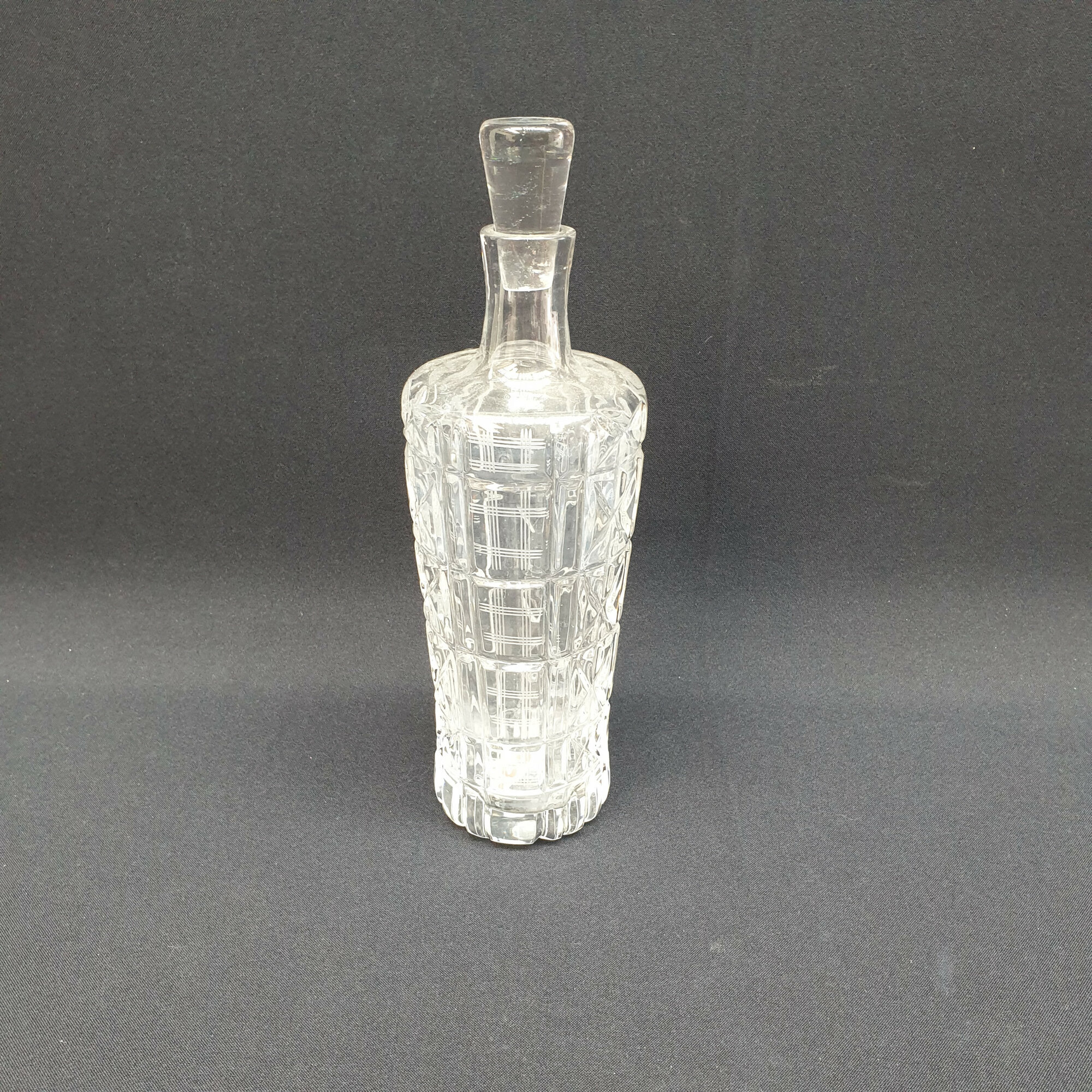 Винтажный графин штоф , хрусталь, резка, 0.5 л , СССР