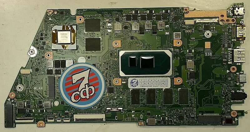 Материнская плата ноутбука Asus X421JQ I7-1065G7 16 Gb