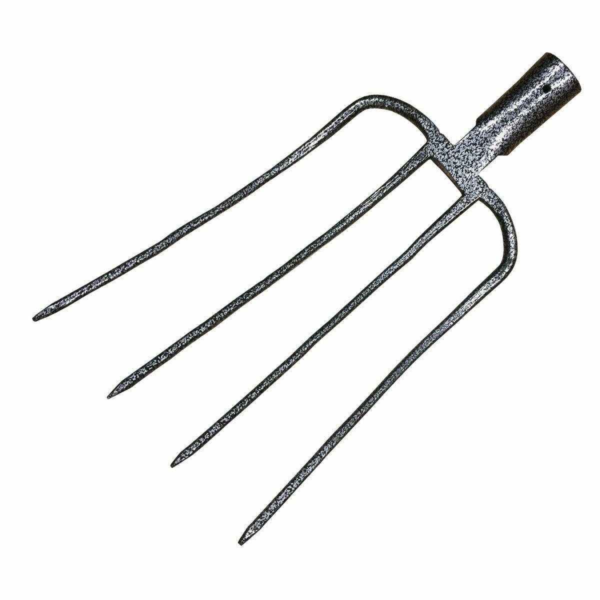 Вилы навозные Инструм-Агро кованые из рельсовой стали 4-рогие, без черенка