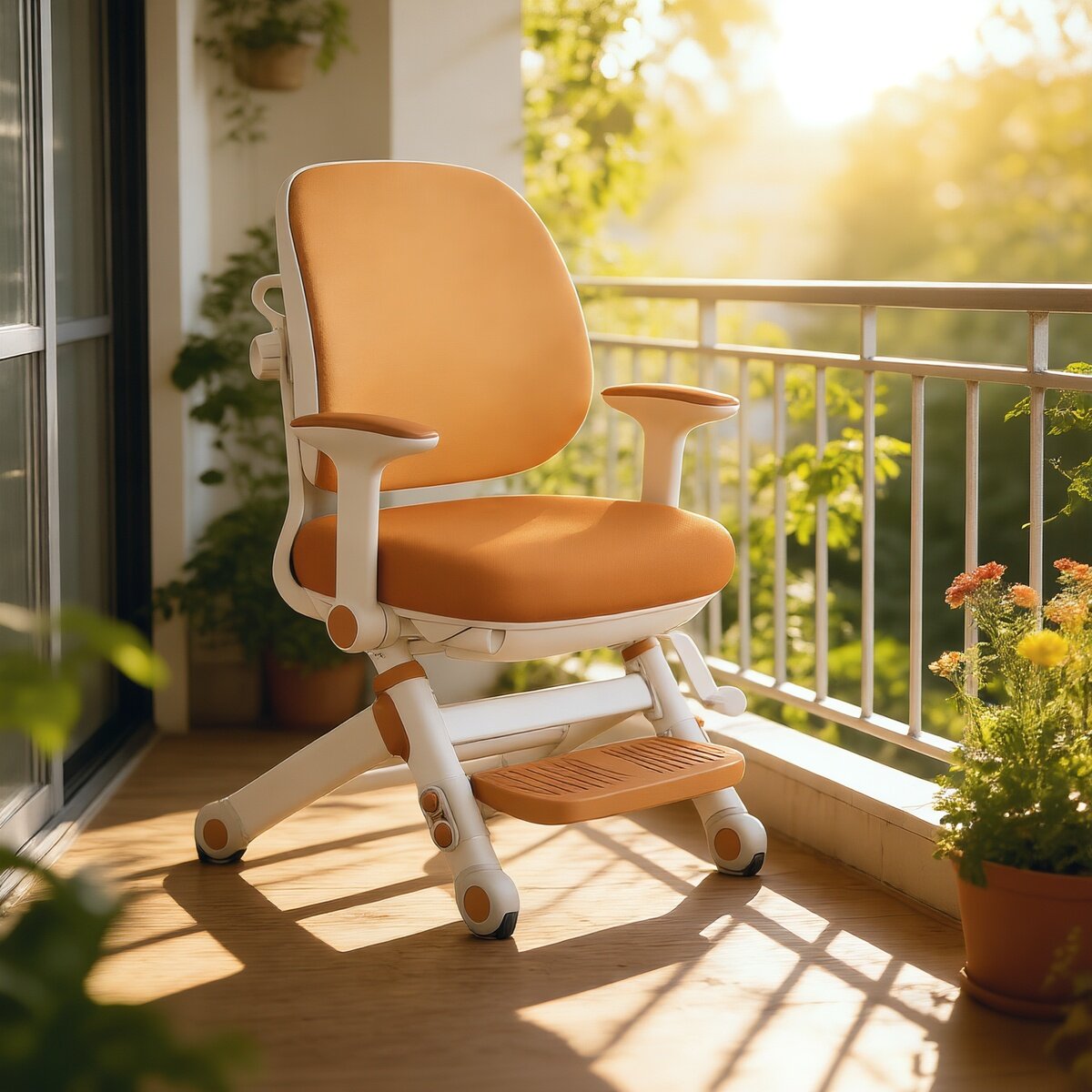 Эргономичное кресло, автоматическая поддержка спины, регулируемая высота, для школьников