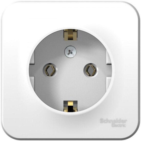 Розетка Systeme Electric (schneider Electric) SCHNEIDER ELECTRIC BLANCA с заземлением без шторок, 16А, 250В, Белый, BLNRA010101